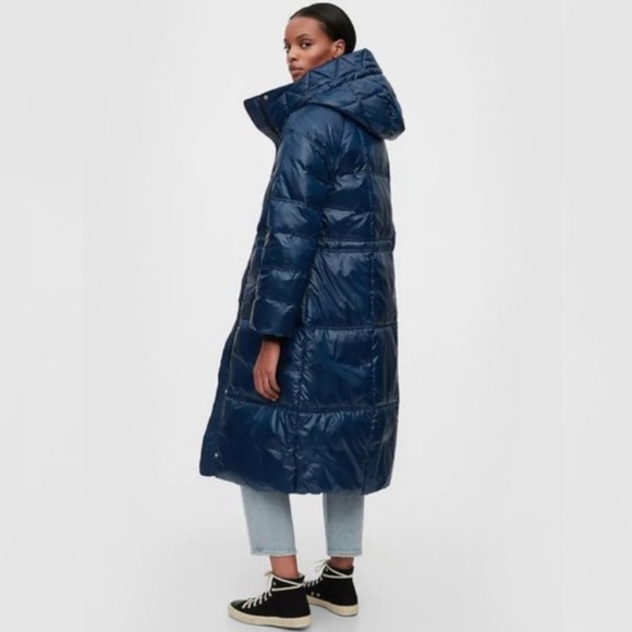 GAP | Jackets & Coats | Gap Upcycled Water Resistant Long Puffer Coat ...